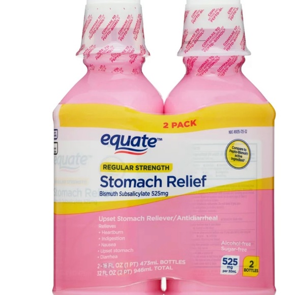 Equate | Other | Equate Regular Strength Stomach Relief Two Pack ...